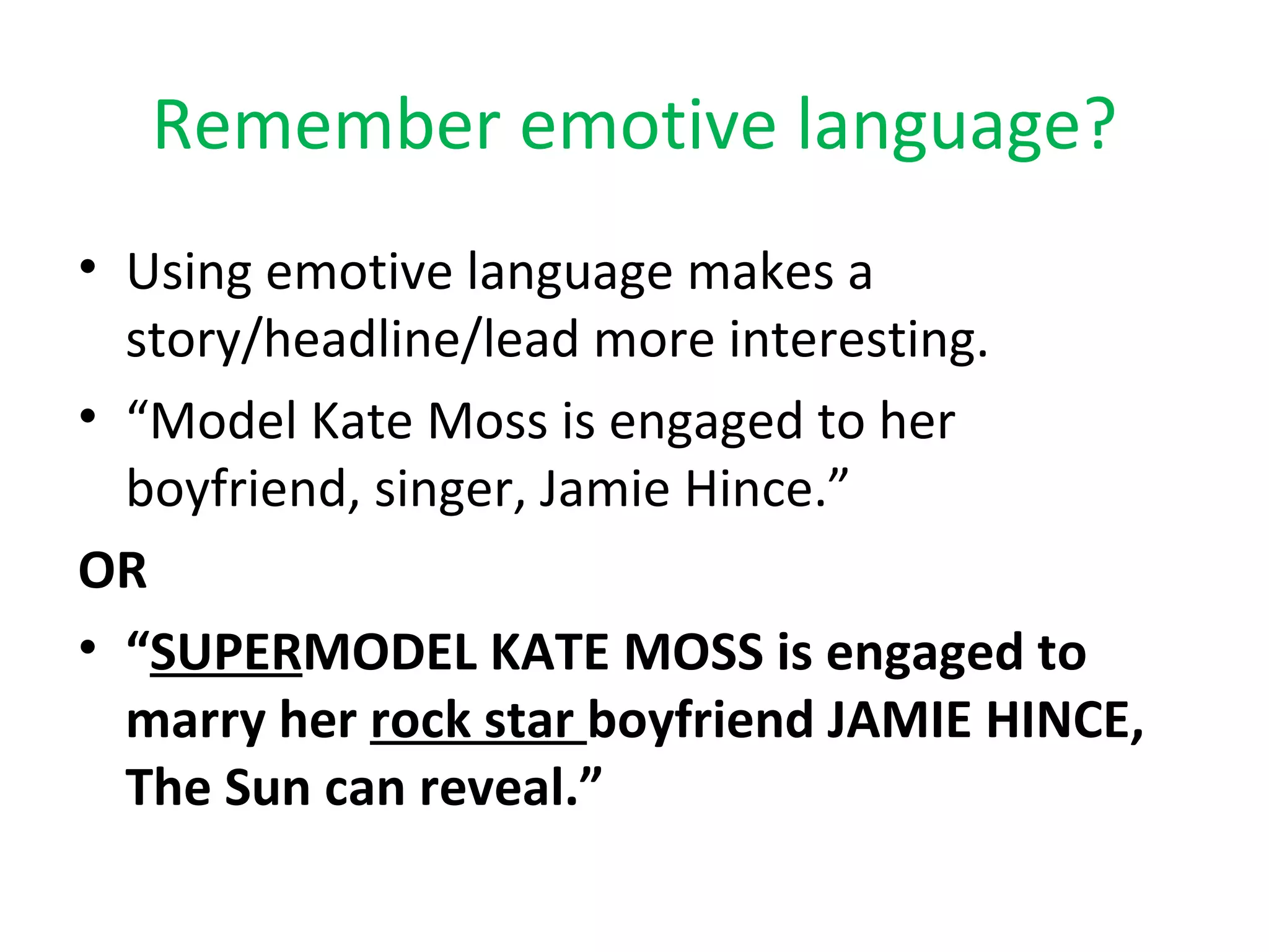 Newspaper headlines and leads | PPT