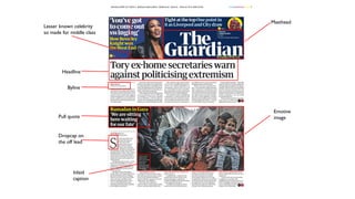 codes and conventions of the guardian newspaper | PPT