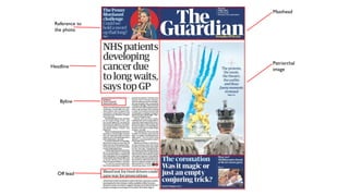 Codes and conventions of the guardian newspaper | PPTX