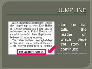 Newspaper layout | PPTX