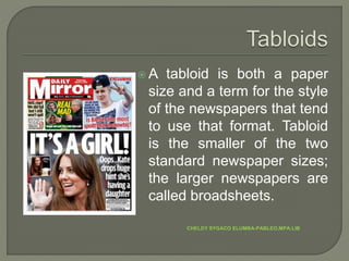 Newspaper layout | PPTX