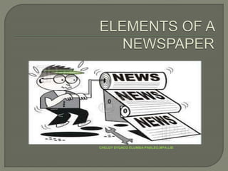 Cartoon Newspaper Template