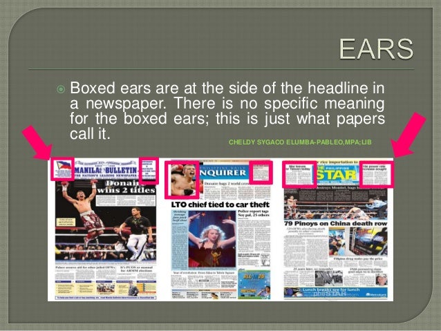 Newspaper layout