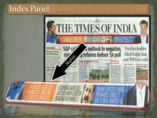 Newspaper layout analysis | PPSX