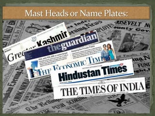 Newspaper layout analysis | PPSX