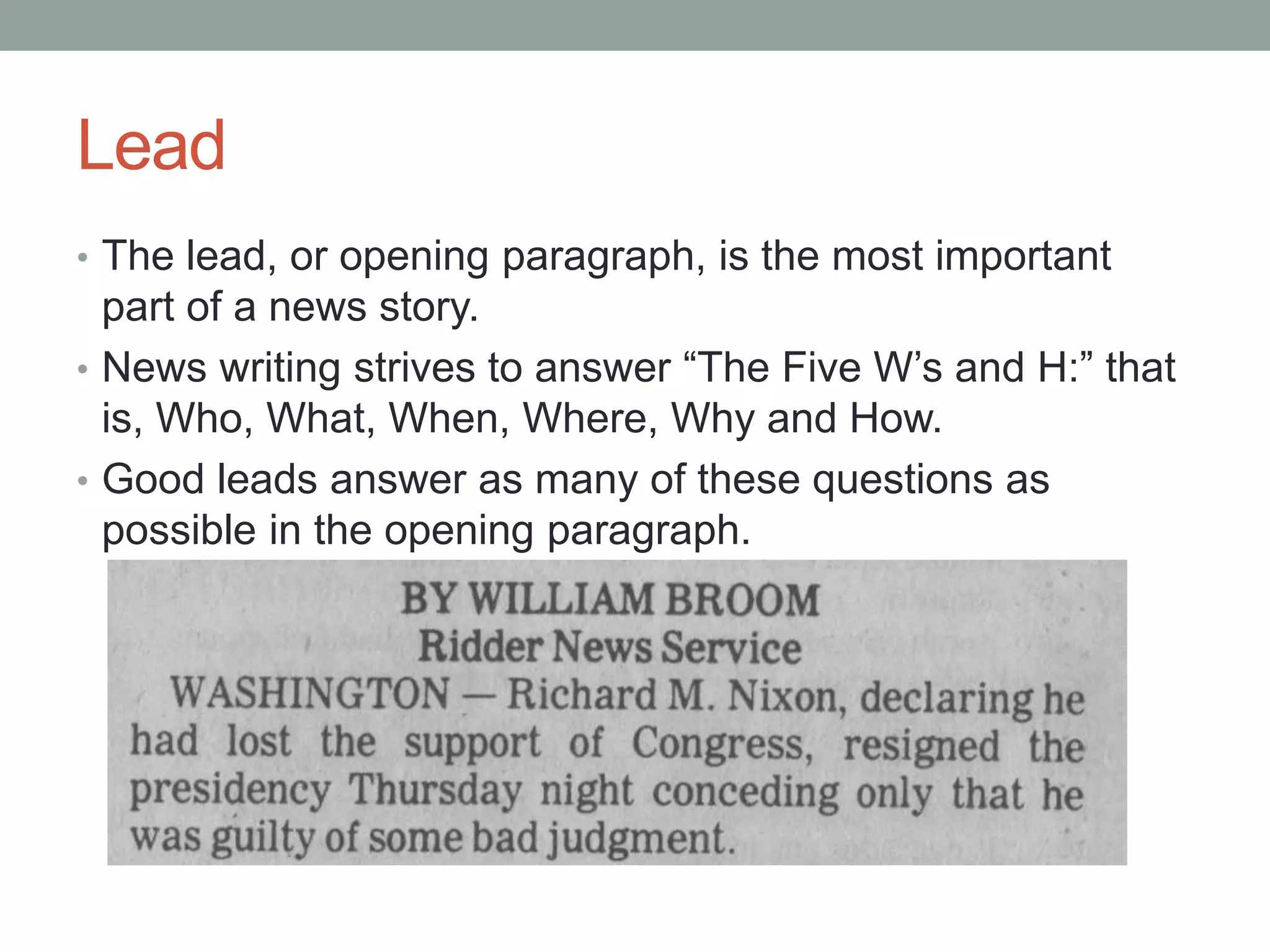 Newspaper: Layout and Features of Front Page | PPTX