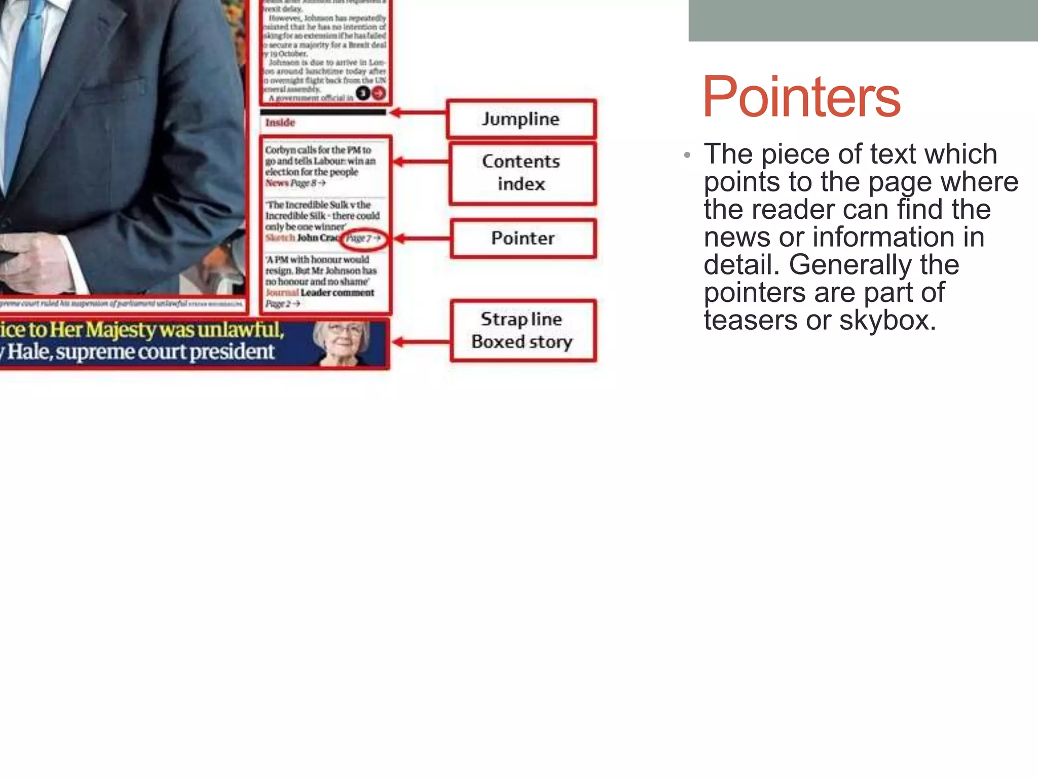 Newspaper: Layout and Features of Front Page | PPTX