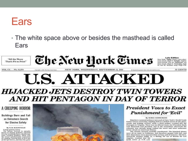 Newspaper: Layout and Features of Front Page | PPTX | Technology ...