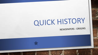 Newspaper layout basics | PPTX