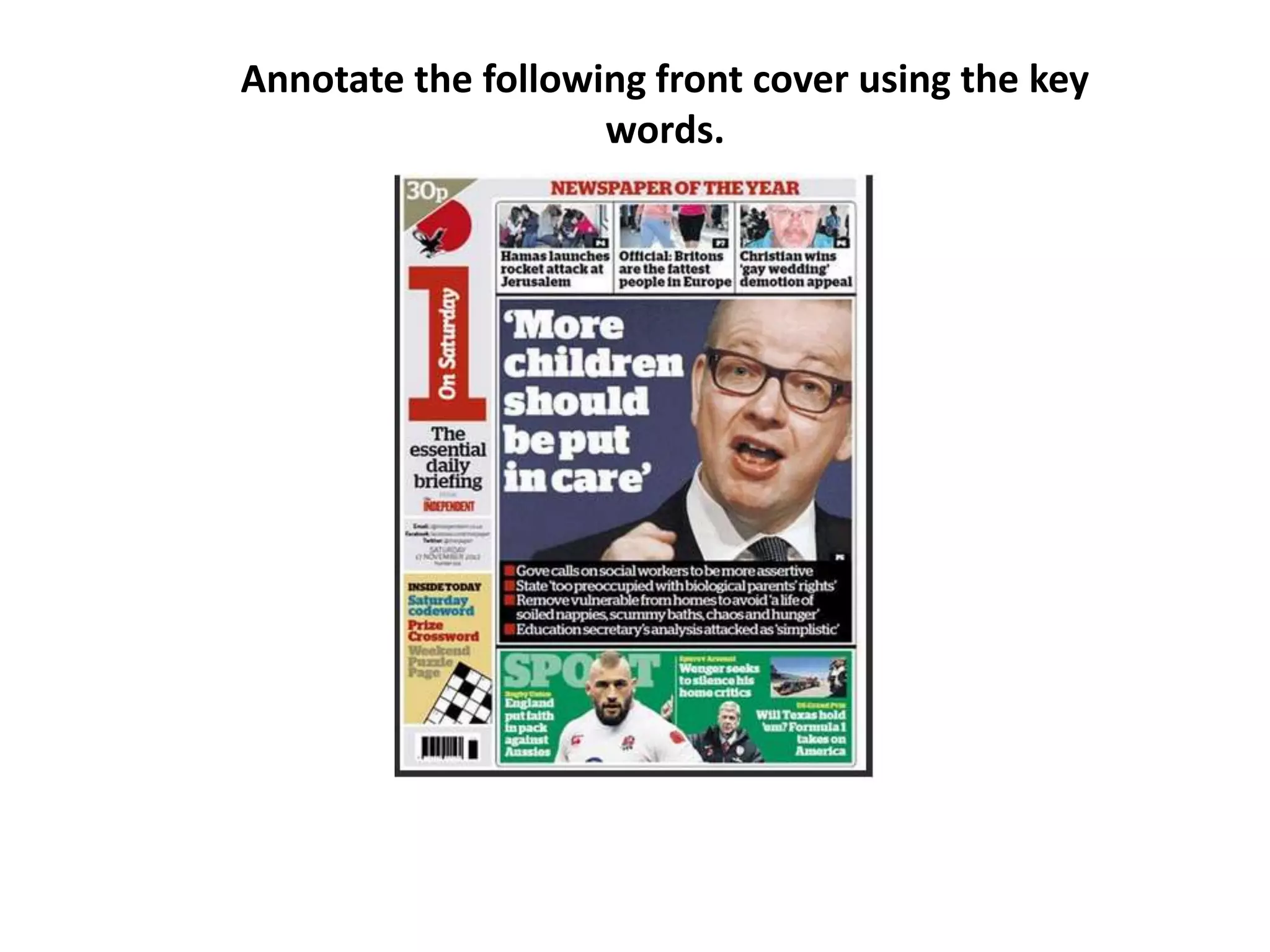 Newspaper lesson | PPT