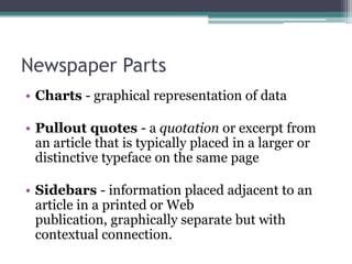 Newspaper Parts | PPTX