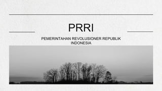 RMS dan PRRI [sejarah indonesia - kelas 12] | PPTX