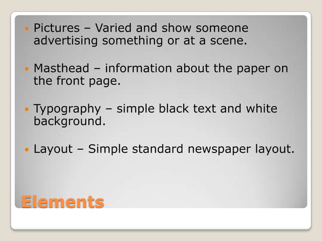 Newspaper Plan Presentation | PPT