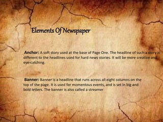 Newspaper presentation | PPTX