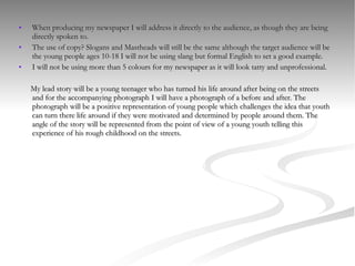 Newspaper proposal | PPT