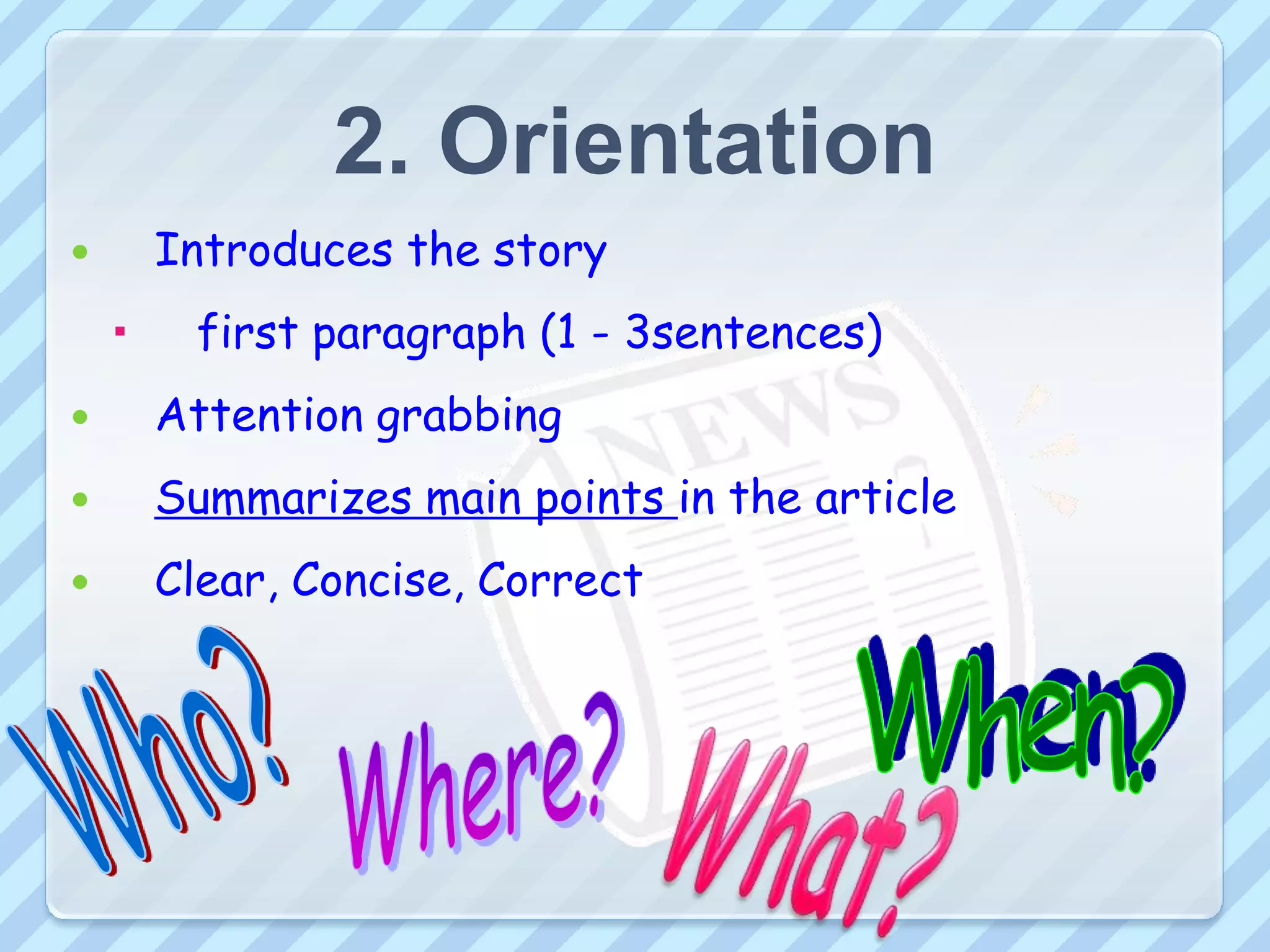 Writing a Factual Recount - News Reports | PPTX