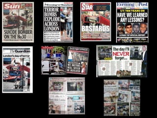 Newspaper Response from 7/7 | PPTX