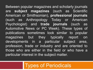 Newspapers as Periodicals | PPT