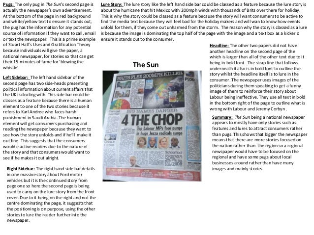 Regional Newspaper second page analysis