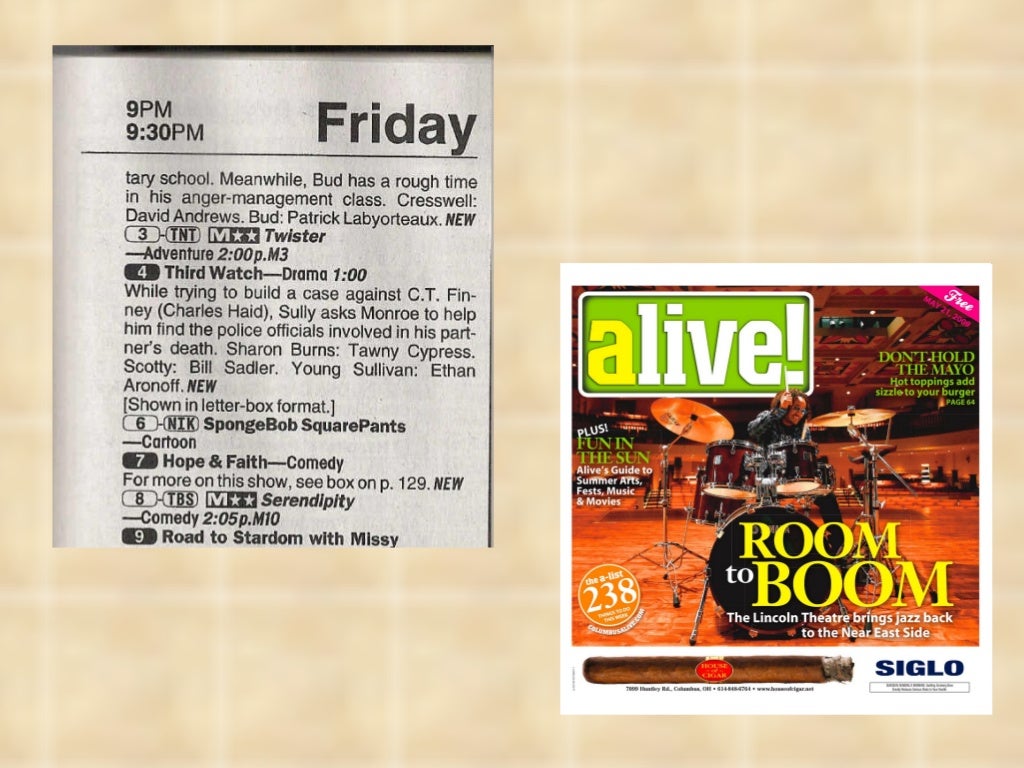 Sections Of A Newspaper