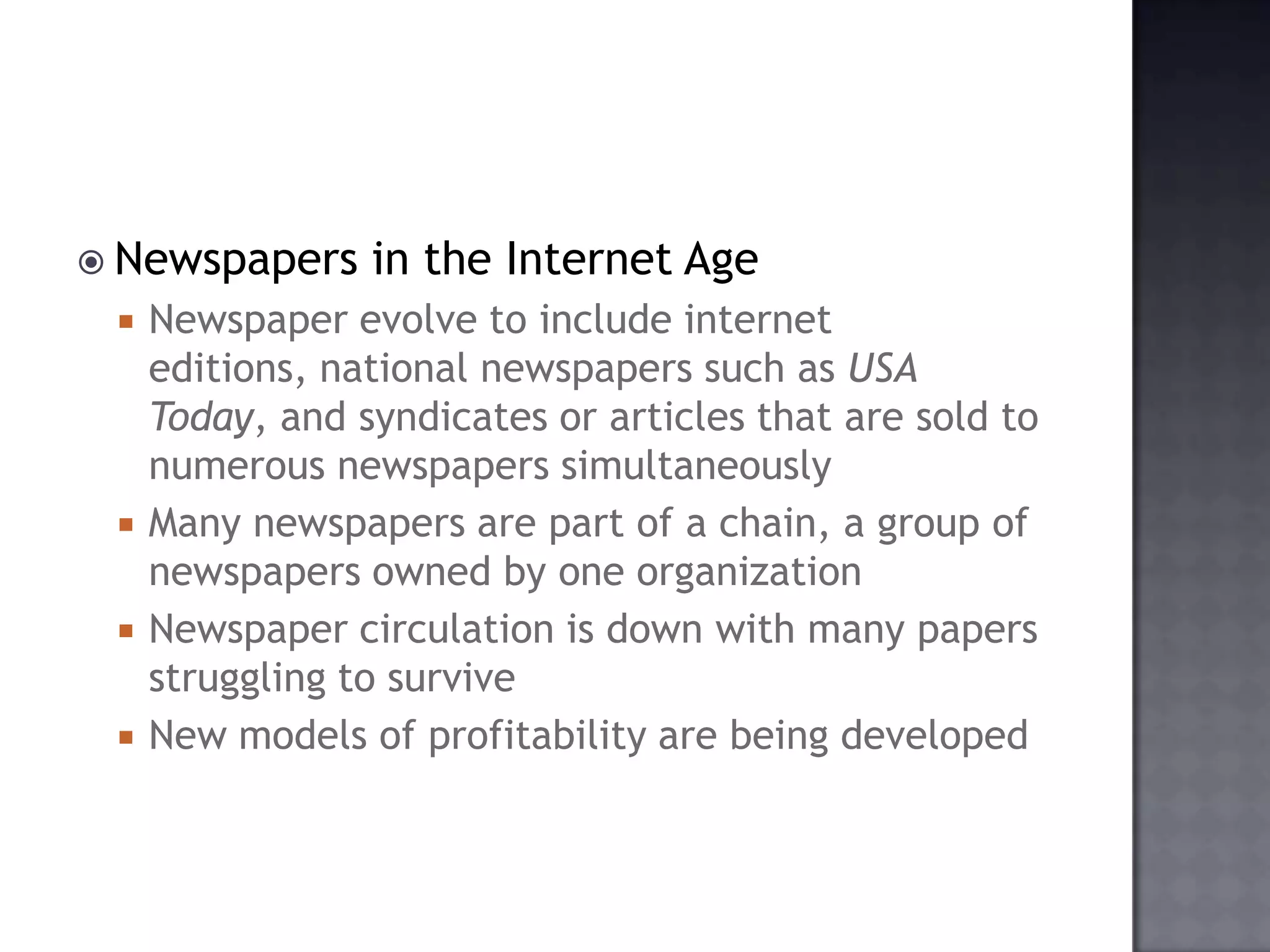 Newspapers Power Point | PPTX