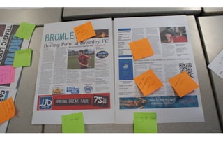 Newspaper target audience feedback. | DOC