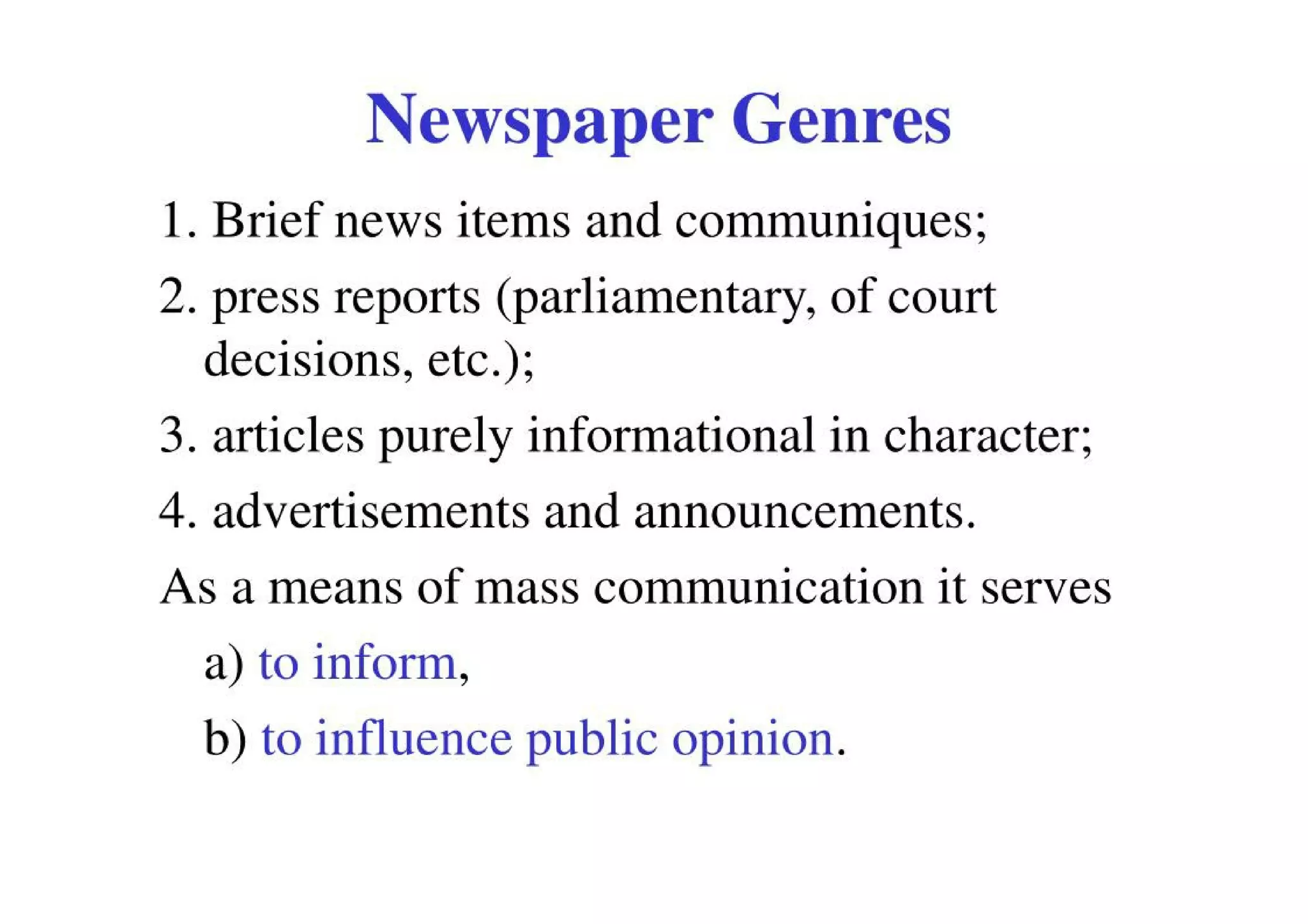 NEWSPAPER STYLE | PDF
