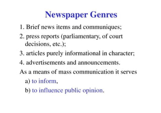 NEWSPAPER STYLE | PDF