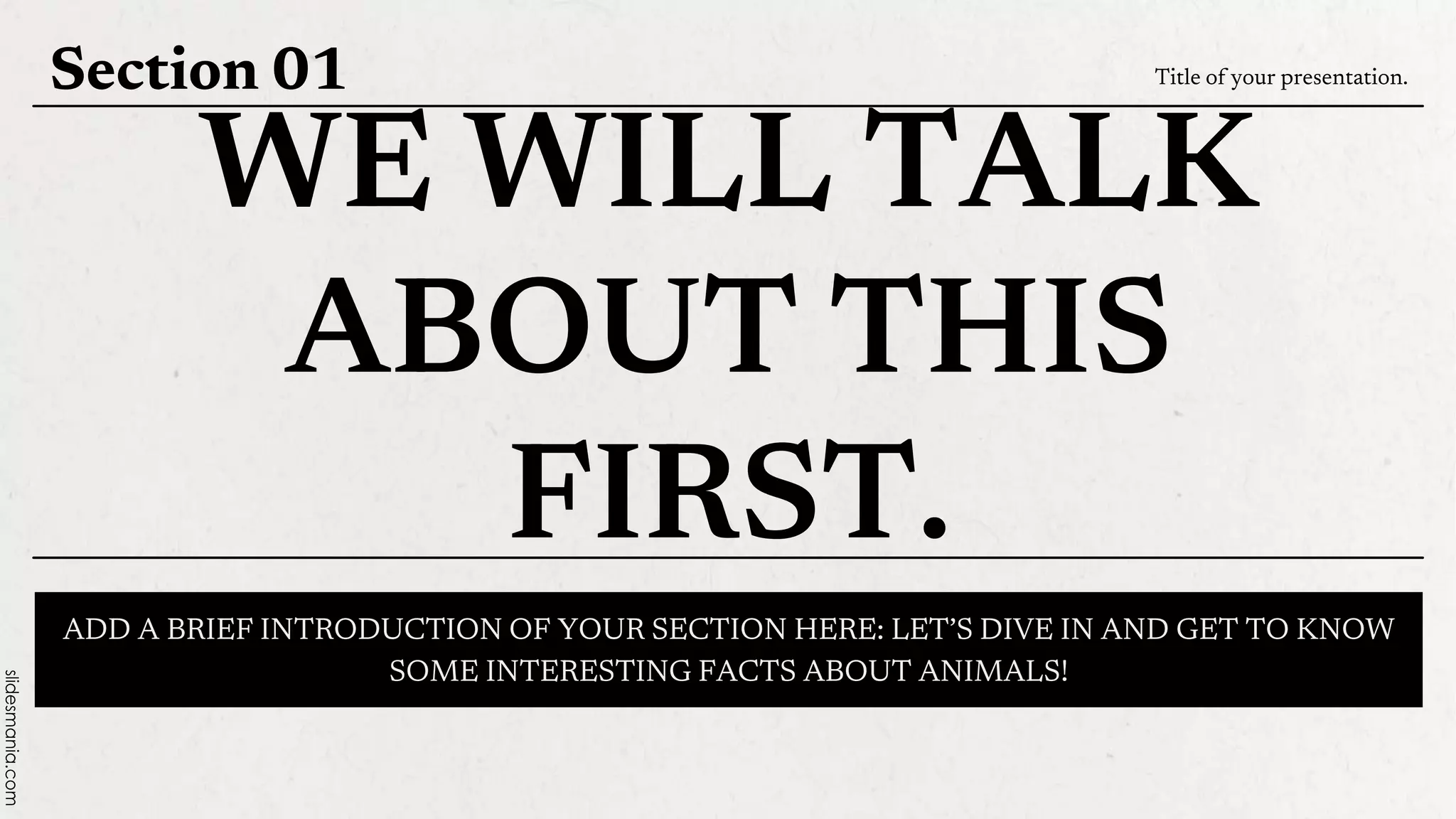 Newspaper style presentation template · SlidesMania.pptx