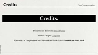 Newspaper style presentation template · SlidesMania.pptx