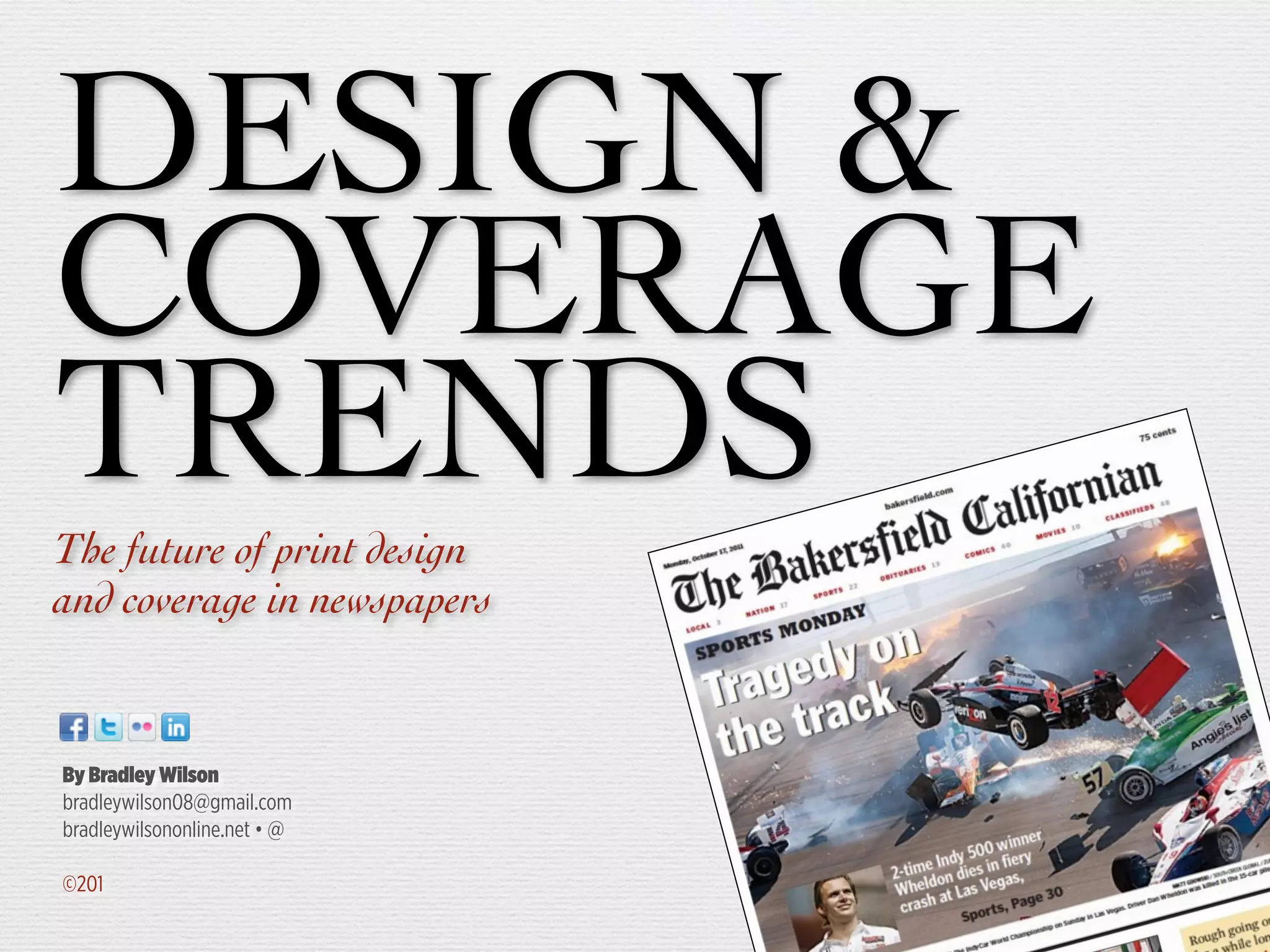 Newspaper trends 2015 | PPT