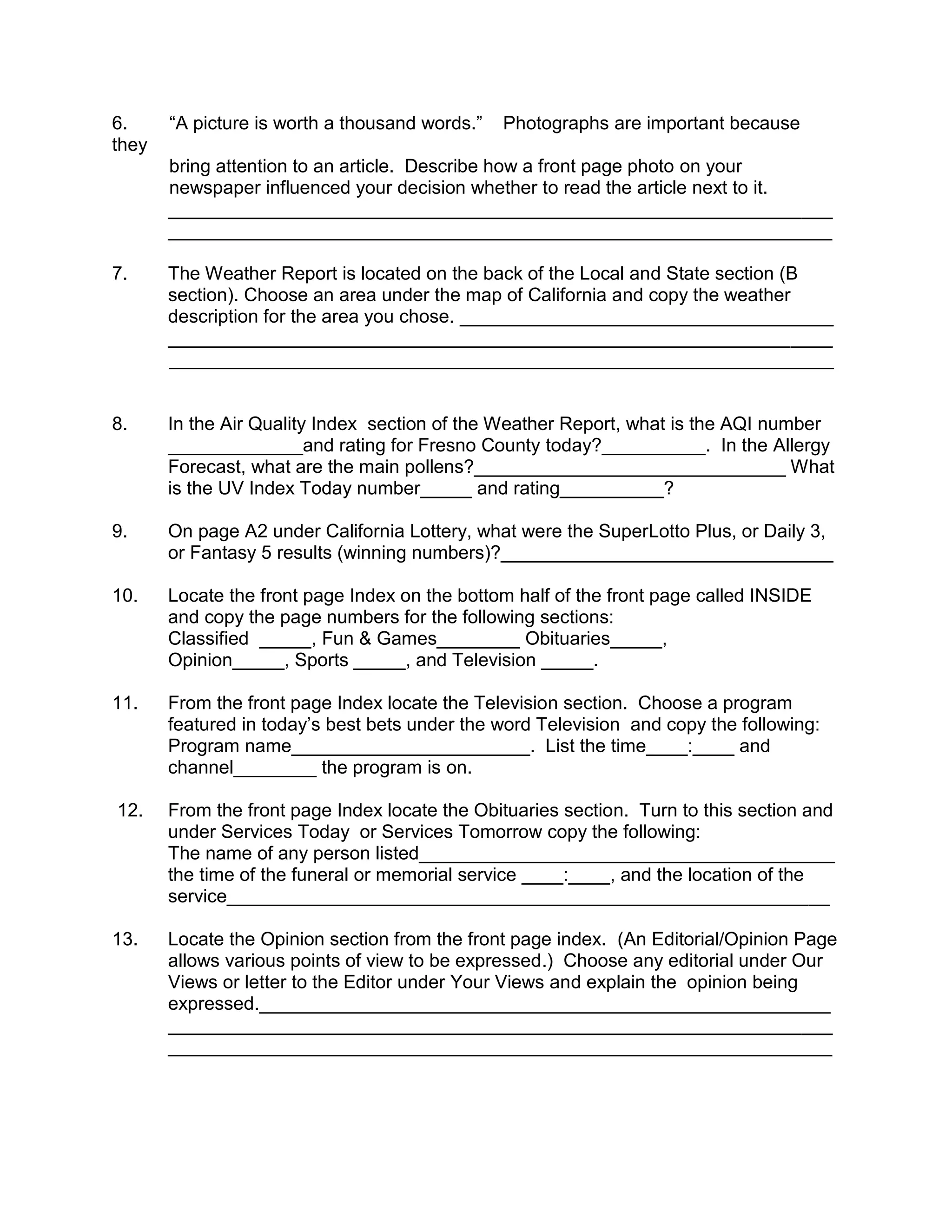 Newspaper unit | PDF