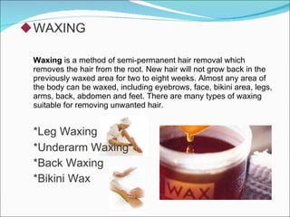 New spa presentation | PPT