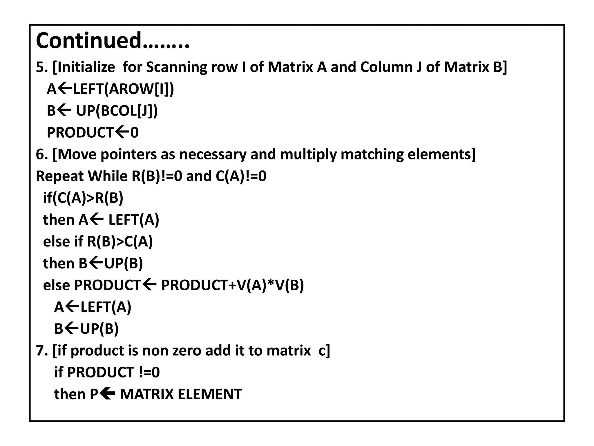 sparse matrices in tress | PPTX | Physics | Science