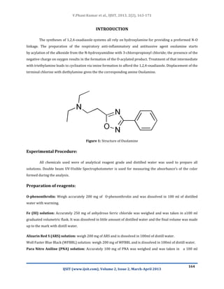 New spectrophotometric methods for the quantitative estimation of ...