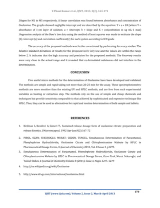 New spectrophotometric methods for the quantitative estimation of ...
