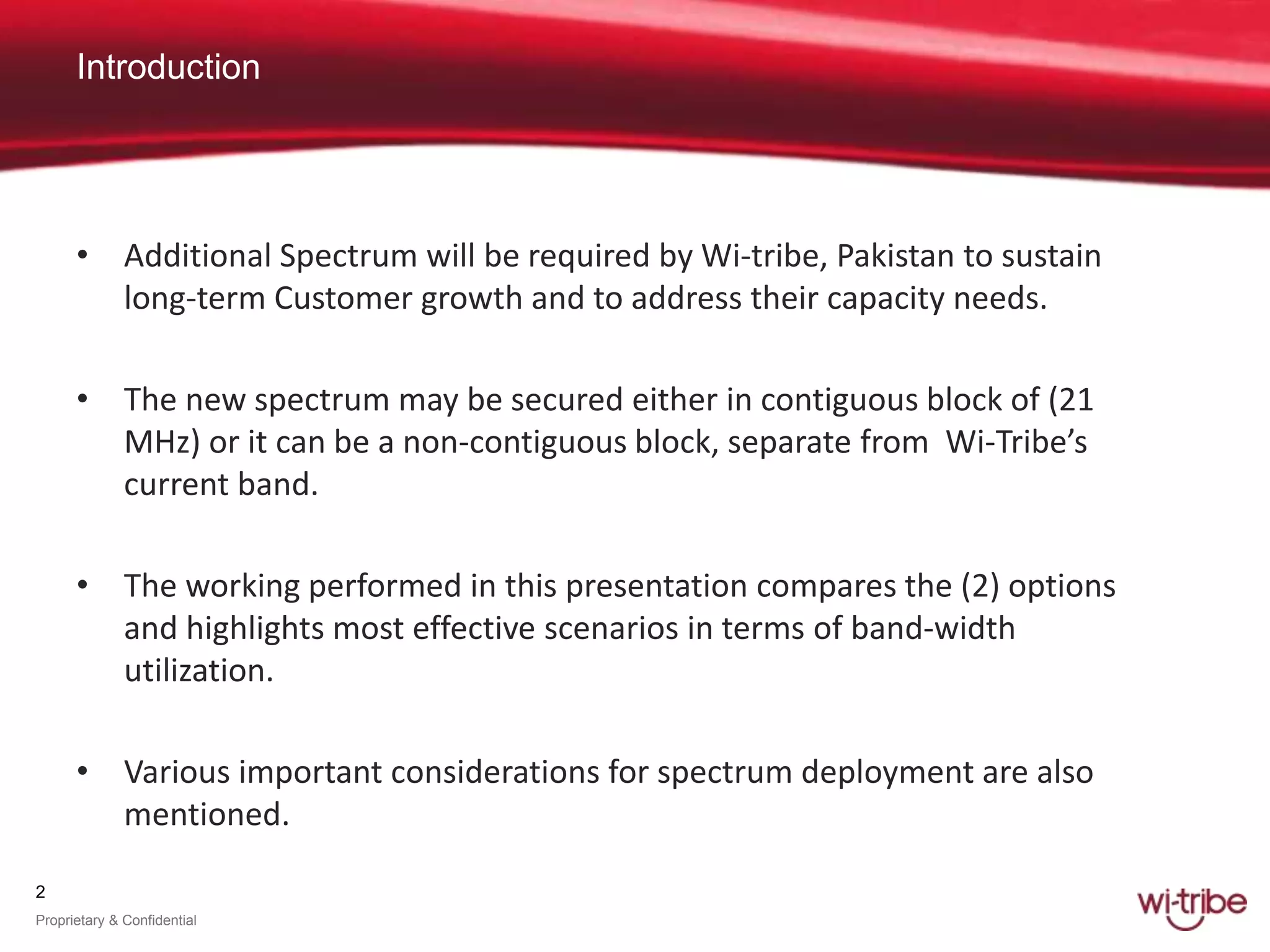 New spectrum deployment scenarios | PPTX | Digital Audio | Computer Software and Applications