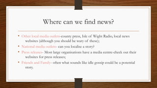 News powerpoint | PPT