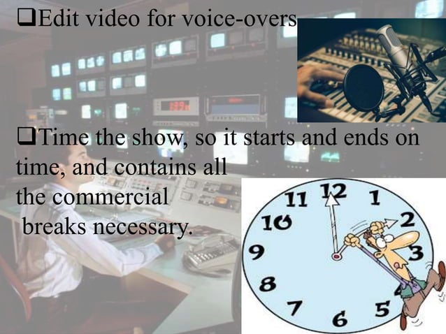 Duties of a News producer | PPT