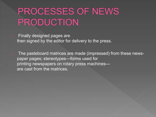 News production (Broad) Group 7 | PPT