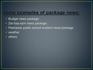 News production | PPTX