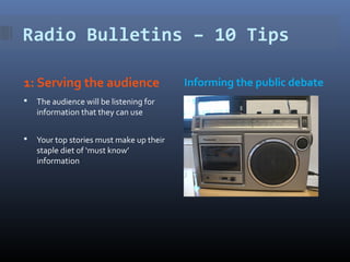 Radio News Production | PPT