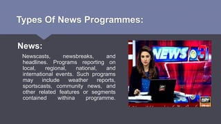 News programmes | PPTX