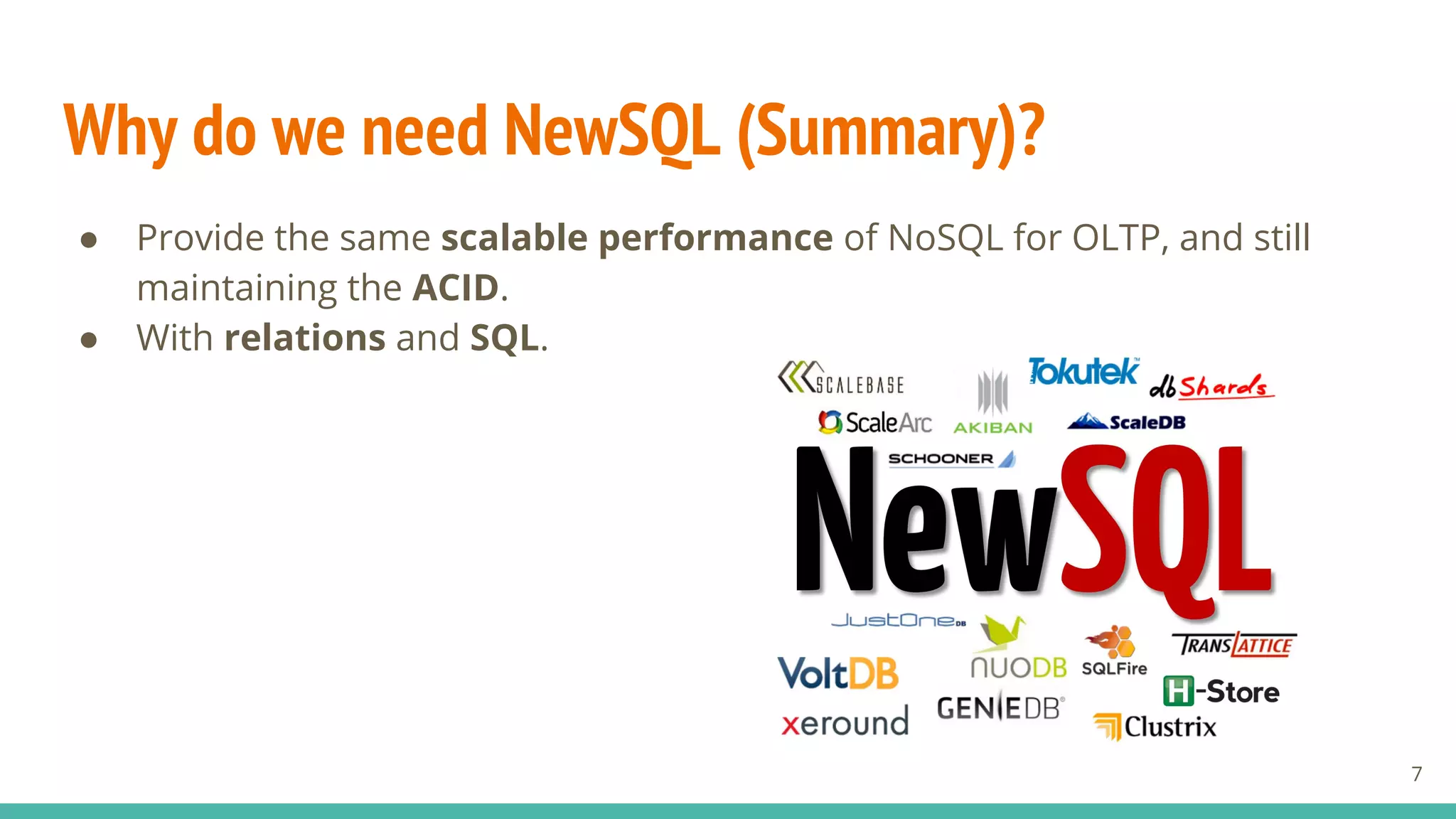 NewSQL - The Future of Databases? | PDF