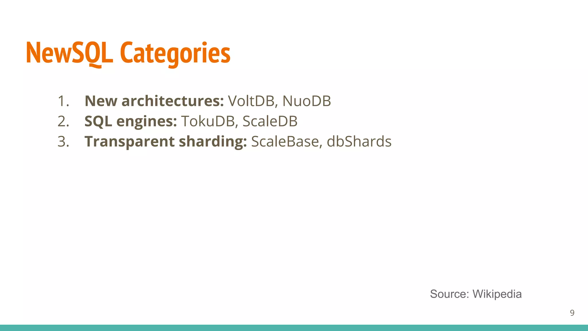 NewSQL - The Future of Databases? | PDF