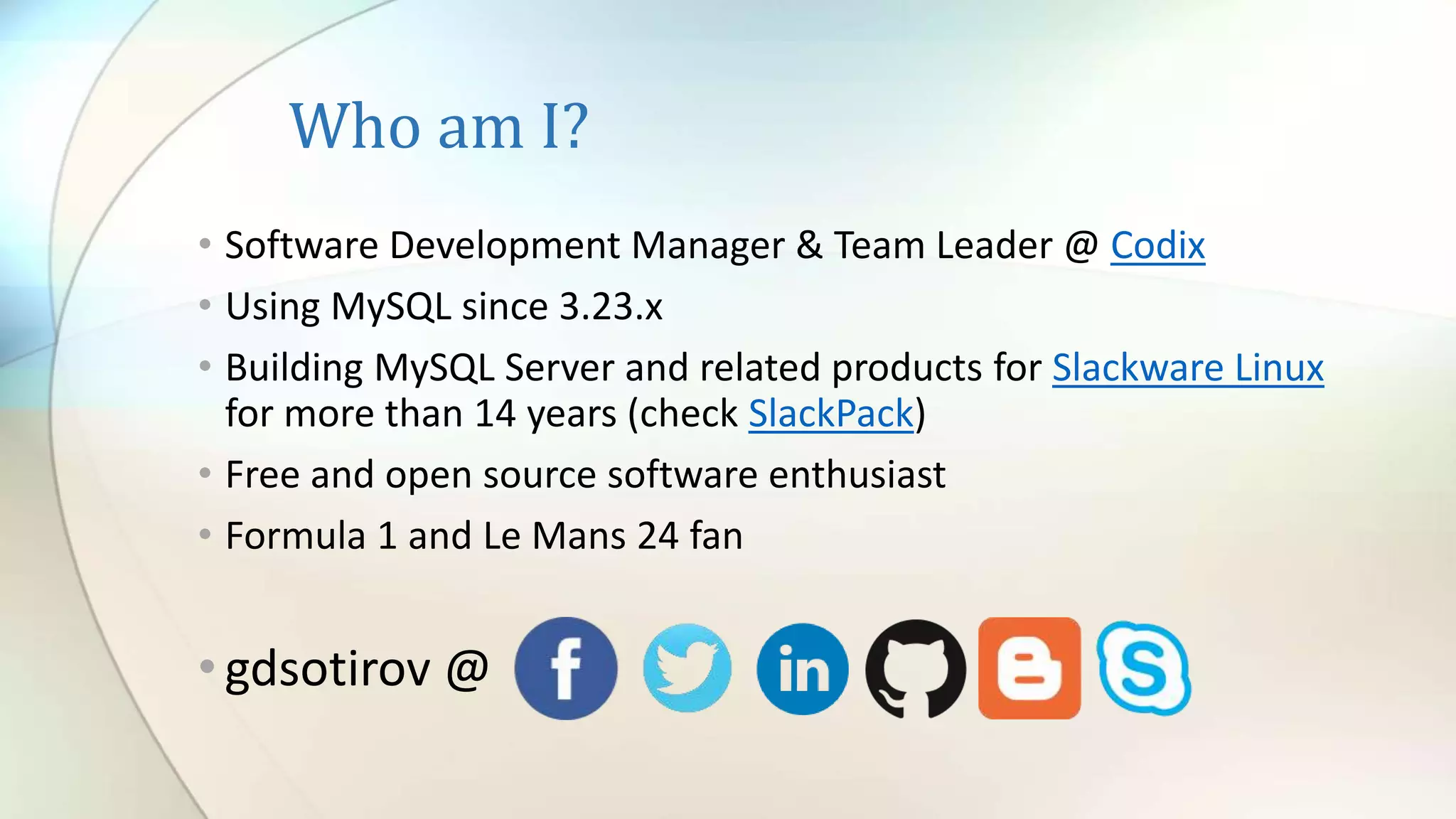 New SQL features in latest MySQL releases | PPTX