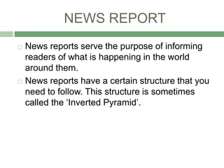 News report | PPTX