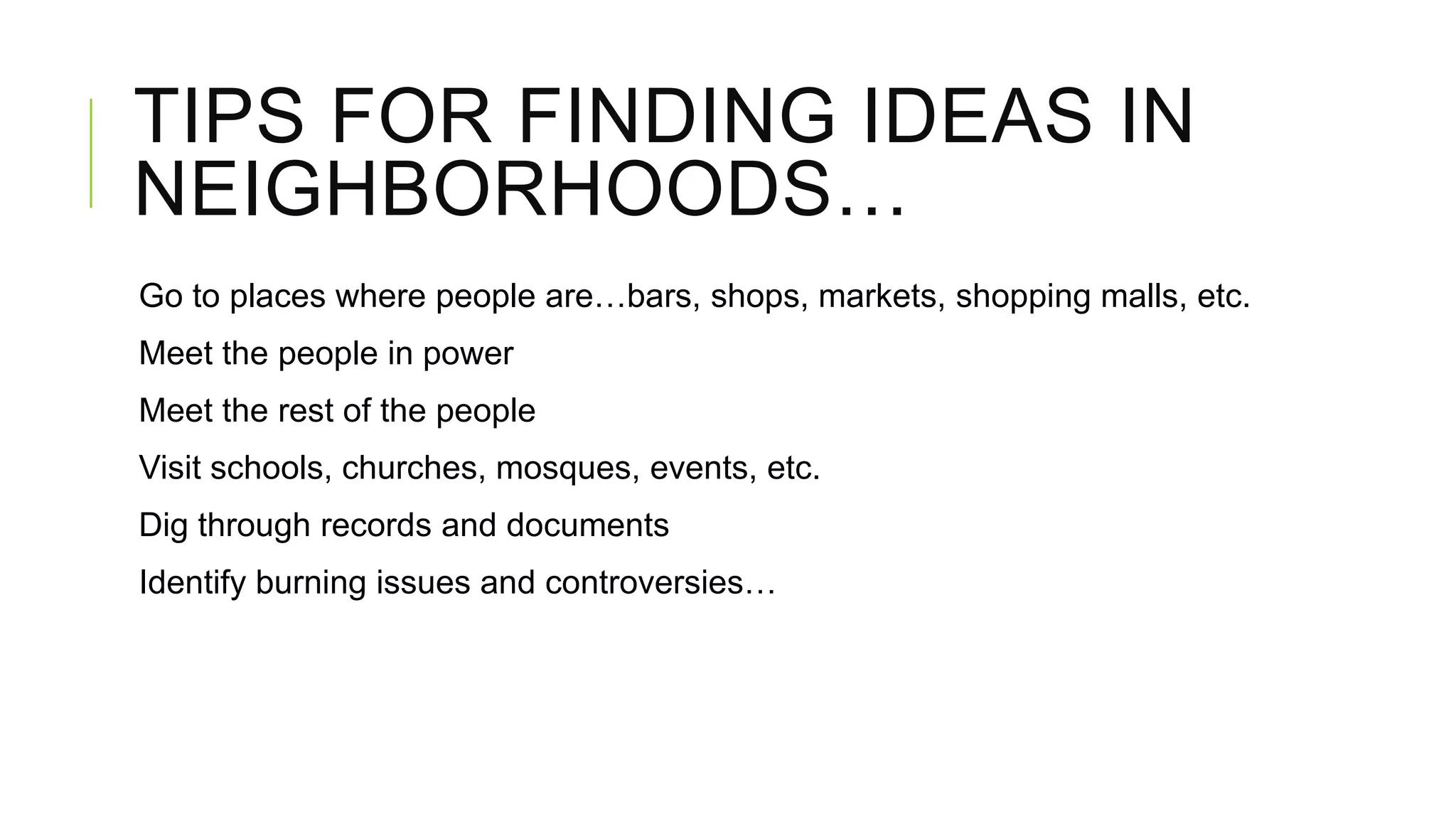 News reporting | PPTX