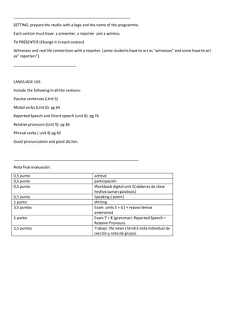 News report project | PDF