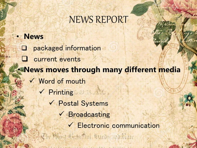 News reports, Speeches and Panel Discussion | PPTX | Fan Conventions ...